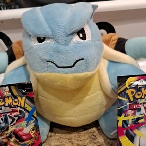 Pokemon | Toys | Pokemon Blue And Yellow Plush With Mega Evolution Card ...